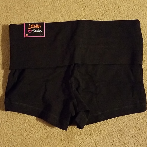Jenni | Shorts | Jenni Black Yoga Short Shorts Size Xs | Poshmark